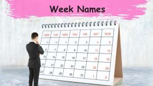 "Week Names: Exploring the Names and origins" - ABC English